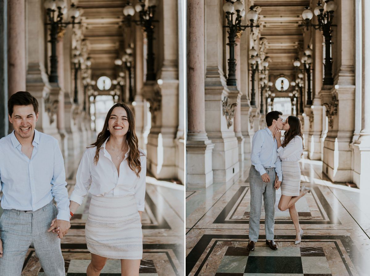 UNE SÉANCE COUPLE À L'OPÉRA GARNIER DE PARIS